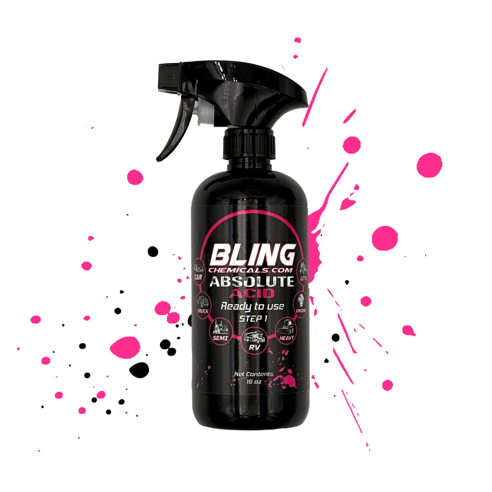 Absolute Acid - Vehicle Rust and Stain Remover - Bling Chemicals ...