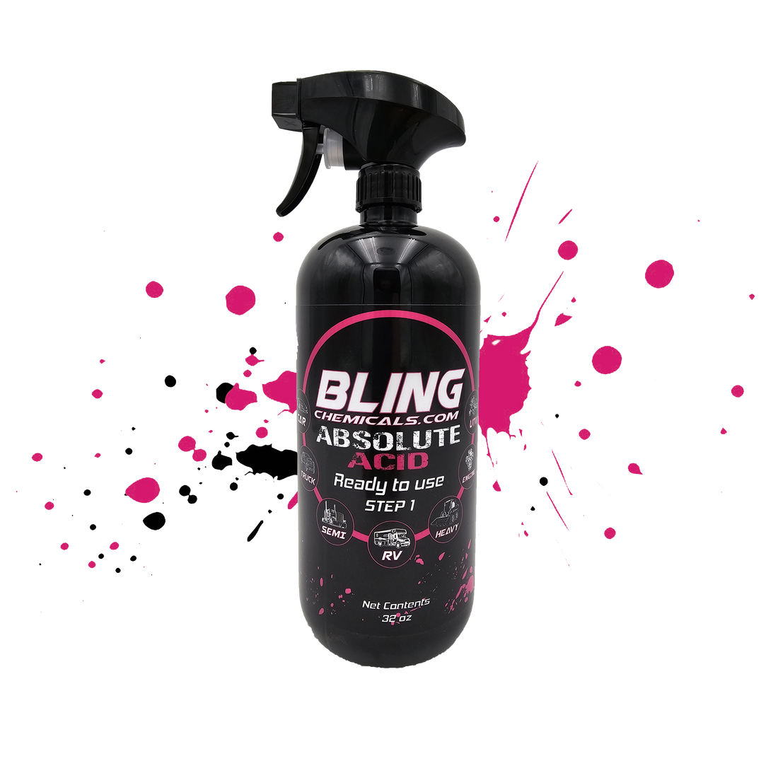 Absolute Acid - Vehicle Rust and Stain Remover - Bling Chemicals ...